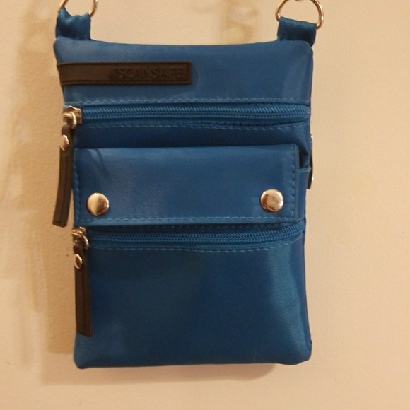 scansafe | Bags | Safescan Rfid Protected Purse Blue | Poshmark